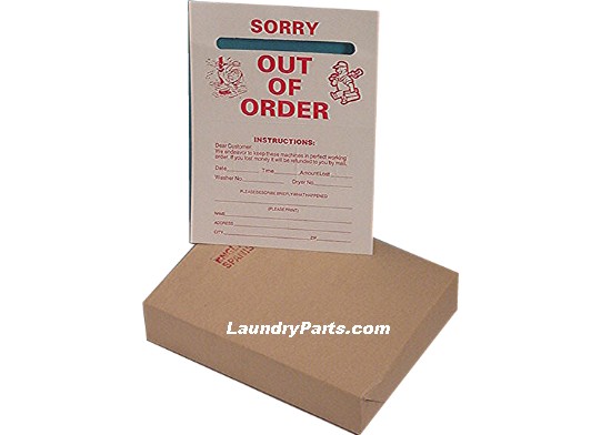 OUT OF ORDER TAGS - RED